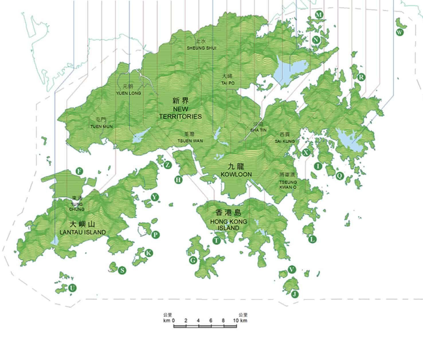 [沖繩] 沖繩面積的相對大小，用台灣、澎湖、香港作比較 老喬報®